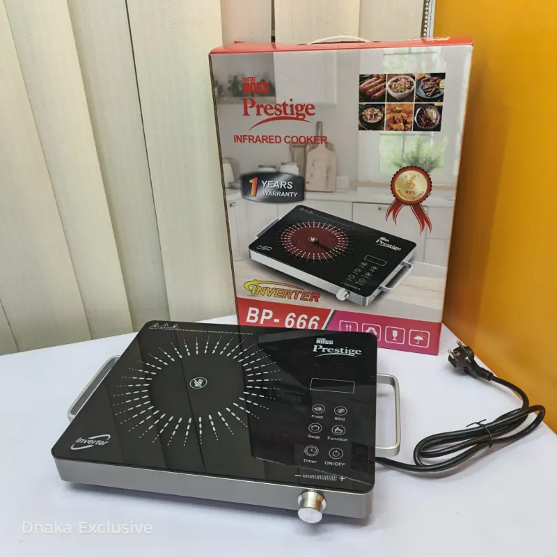 Big Boss Prestige Infrared Cooker (BP-666) – 2200W Inverter Technology ...
